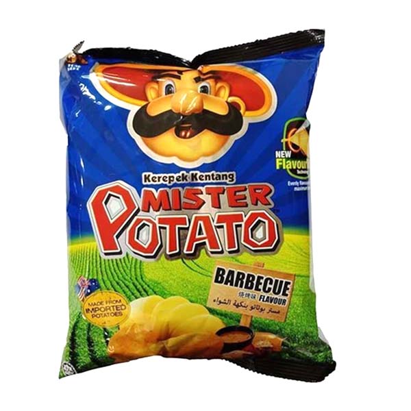 Mister Potato Chips BBQ 75gm