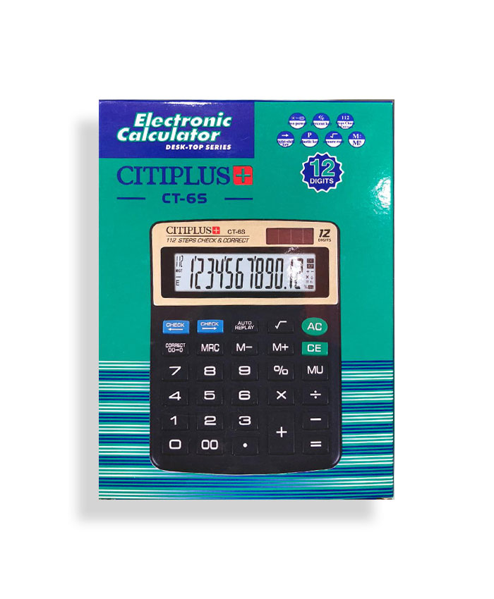 Citiplus Calculator CT-6S, 12 Digits