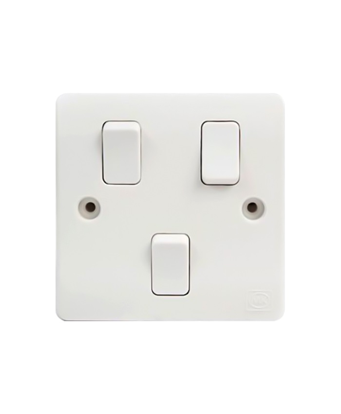 MK 3 Gang 1 Way Switch Modular G 8873