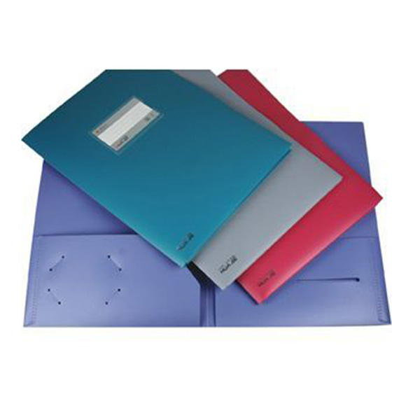 Huajie Double Pocket Index File, Assorted Color