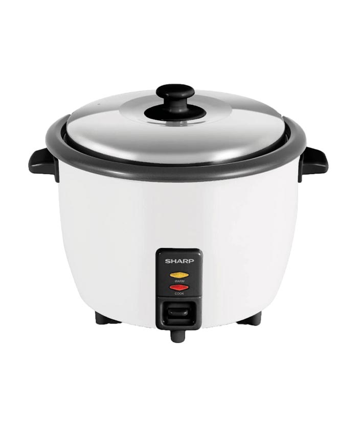 Sharp Rice Cooker, White, 4.5 Liters, KSH-458SS-WH
