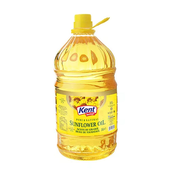 Kent Boringer Sunflower Oil, 5 Liter (Pet Bottle)