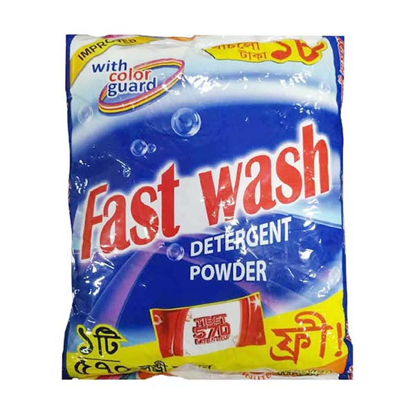 Fast Wash Detergent Powder, 1kg (Free Tibet Soap 125gm)