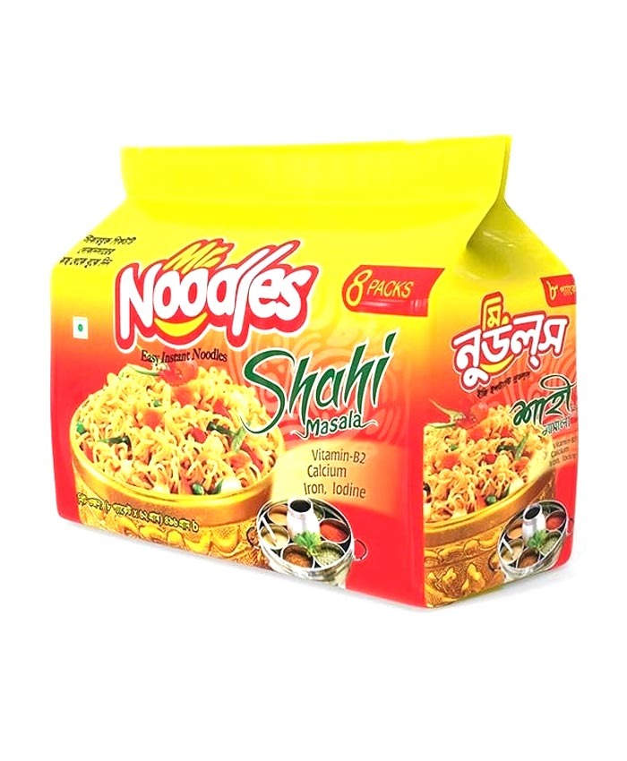 Pran Mr. Noodles Shahi Masala (Pack of 8 Pieces)