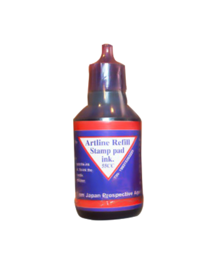 Artline Stamp Pad Ink Refill, 55cc, Red