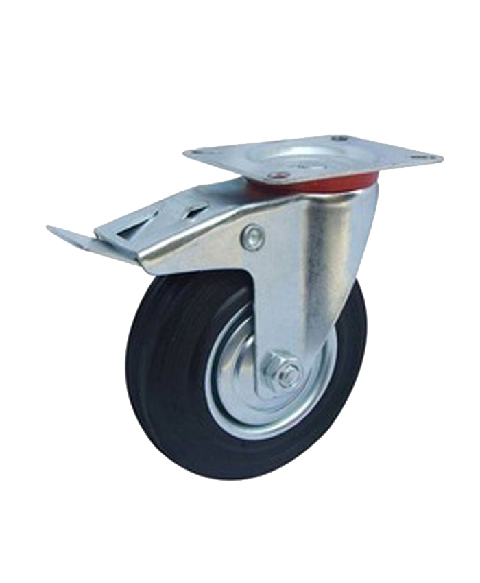 Hammer Moving Trolley Wheel , Rubber, 5 Inch
