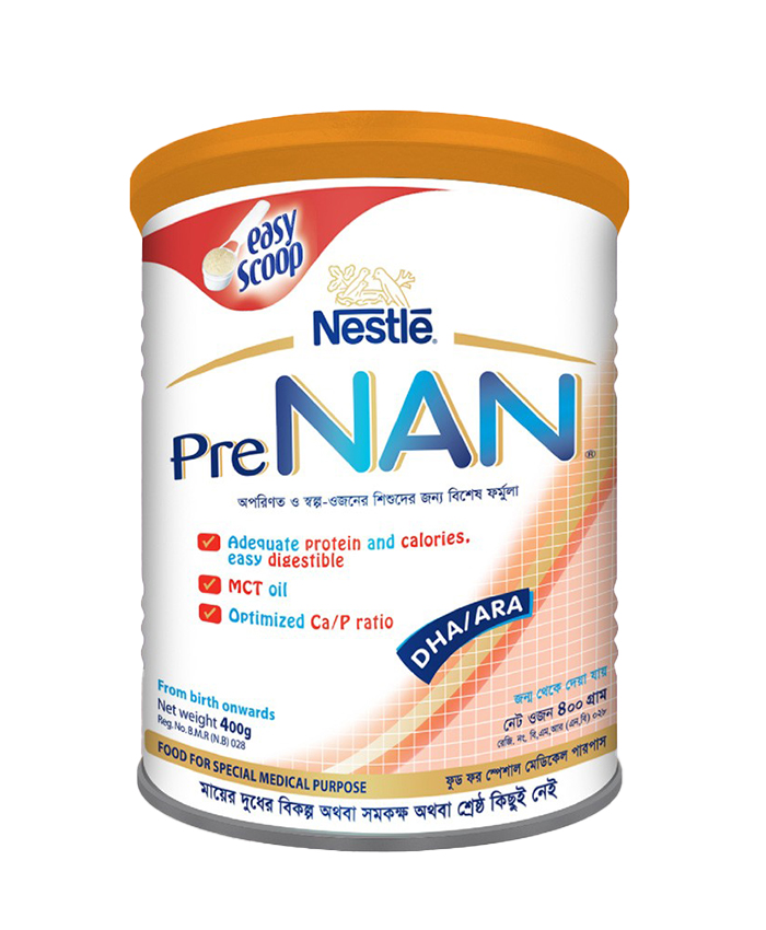 Nestle Pre Nan Premature & Low Birth Weight (0-6 M), 400gm