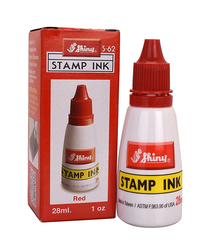 Shiny Stamp Ink, Original, 28ml, Red