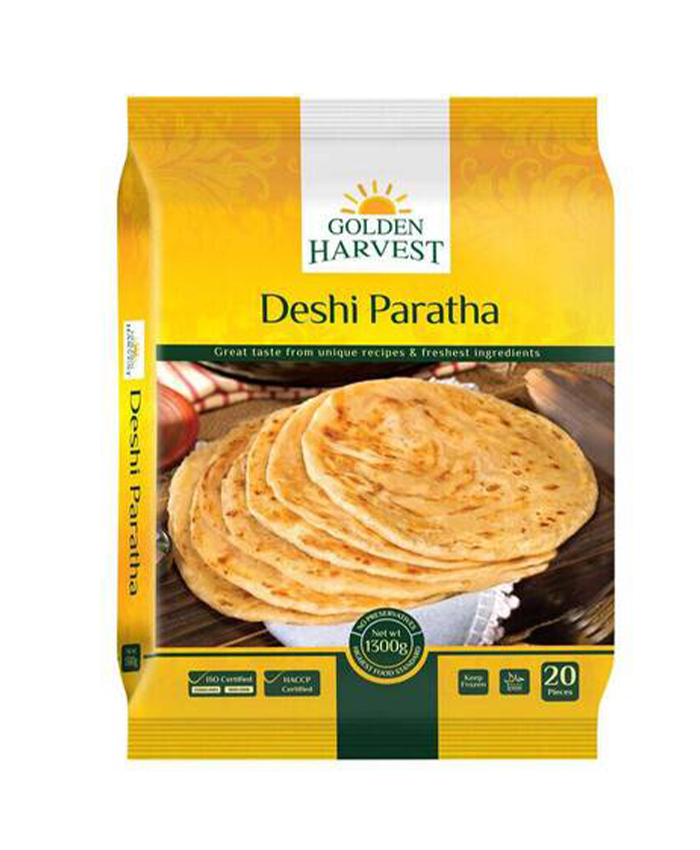 Golden Harvest Deshi Paratha, 1300gm (Pack of 20 Pcs)