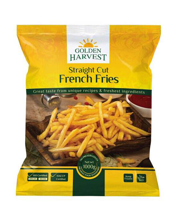 Golden Harvest French Fries (Straight Cut), 500gm