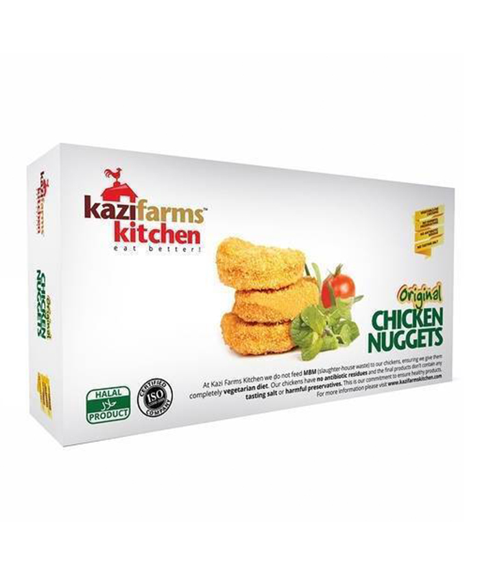 Kazi Farms Kitchen Chicken Nuggets, Original, 250gm