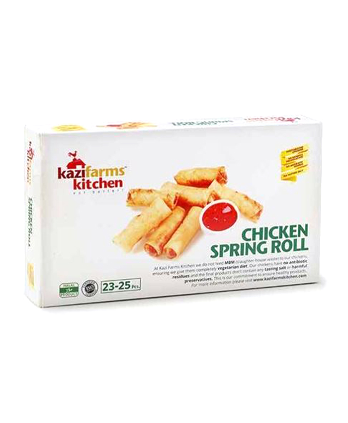 Kazi Farms Kitchen Chicken Spring Roll, 250gm