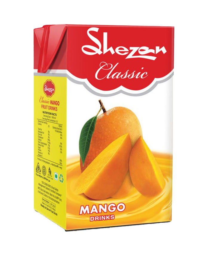 Shezan Classic Mango Fruit Drinks, 200ml