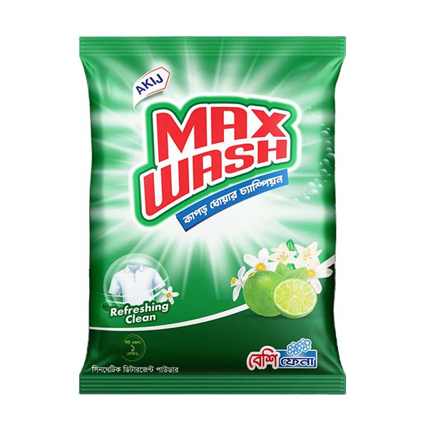 Akij Max Wash Detergent Powder, 1KG