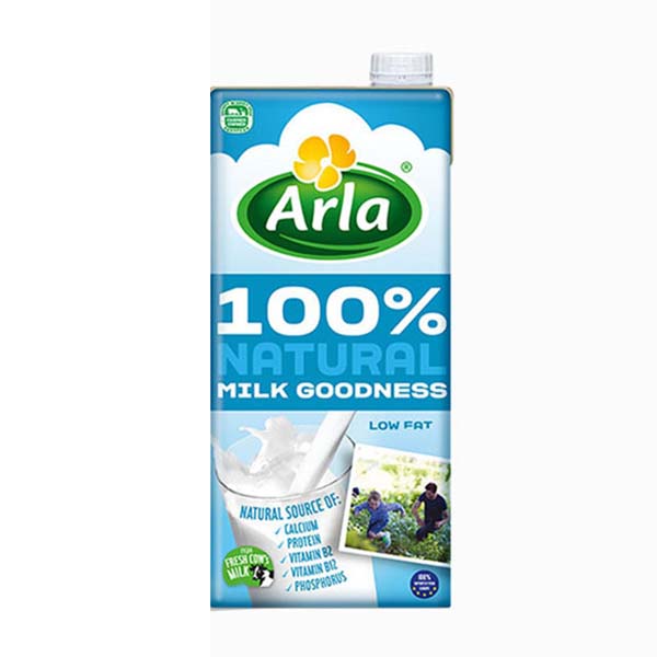 Arla Low Fat UHT Milk, 1 Liter