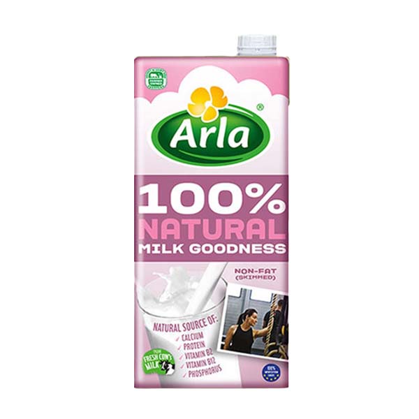 Arla Skimmed UHT Milk, 1 Liter