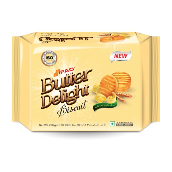 Ifad Butter Delight Biscuits, 175gm