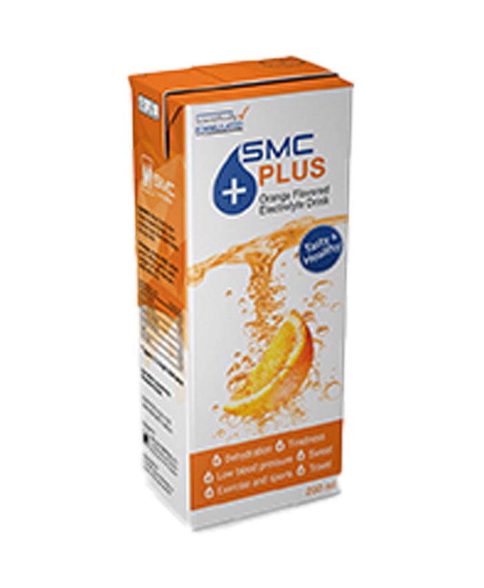 SMC Plus Orange Flavor Electrolyte Drink, 250ml