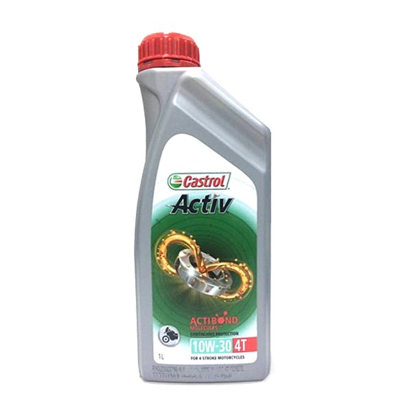 Castrol Activ 4T 10W30 Motorbike Mineral Oil, 1 Liter