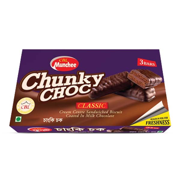 Cbl Munchee Chunky Choc Classic 12x18 216gm