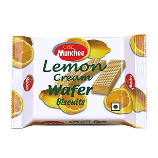 CBL Munchee Lemon Cream Wafer, 50gm