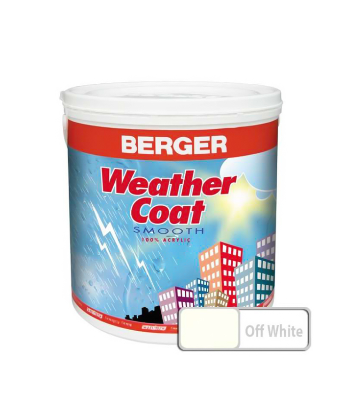 Weather Coat Smooth, 18.0 Liter, Off White Exterior