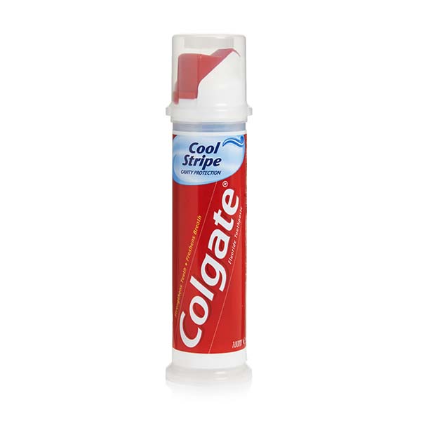 Colgate Toothpaste Cool Stripe Pump, 100ml (Imported)