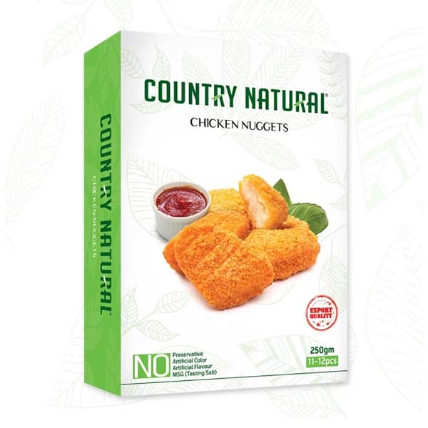 Country Natural Chicken Kids Nuggets, 250gm
