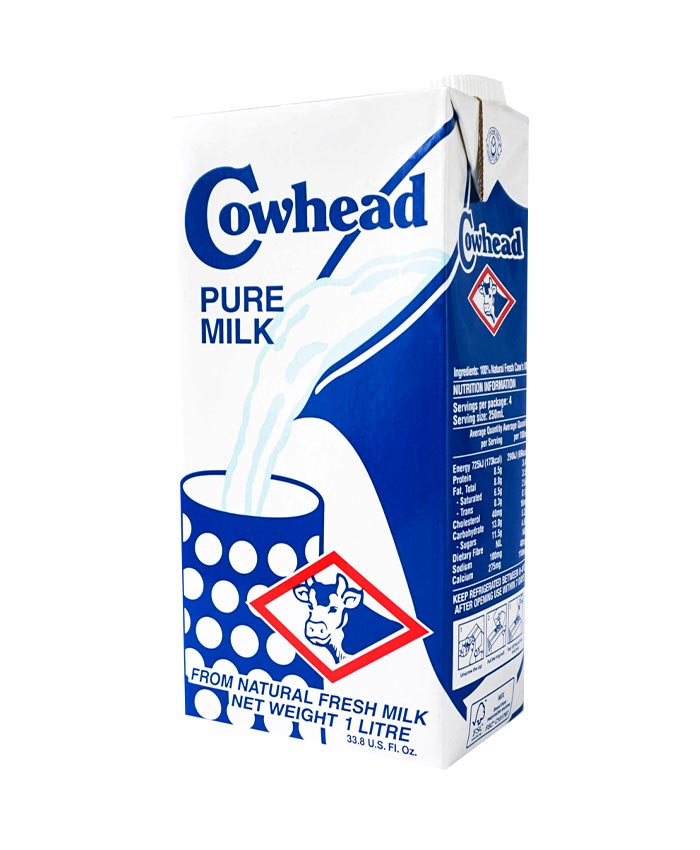 Cowhead Pure UHT Milk, 1 Liter