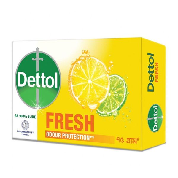 Dettol Soap Fresh, 75gm