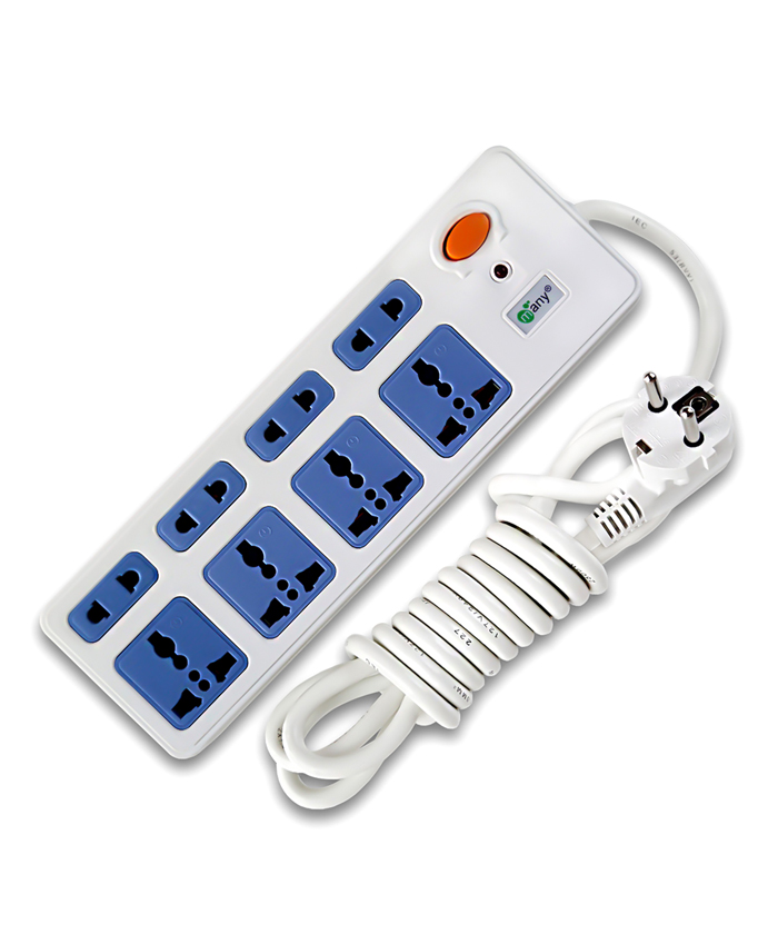 Many 2 Pin Socket Multi Plug, MTS-308 , 3 Meter