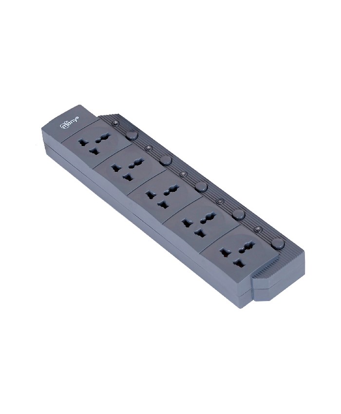 Many 3 Pin Socket Multi Plug, MTS-2050, 5 Meter