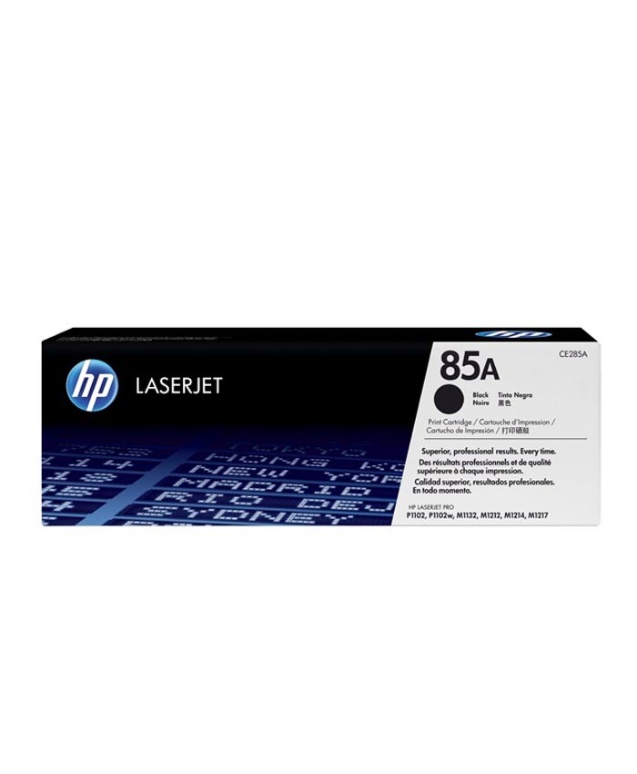 HP 85A Original LaserJet Toner Cartridge (CE285A), Black
