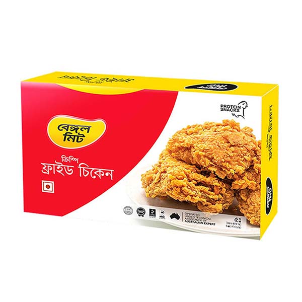 Bengal Meat Crispy Fried Chicken, 450gm (Pack of 6 Pieces)