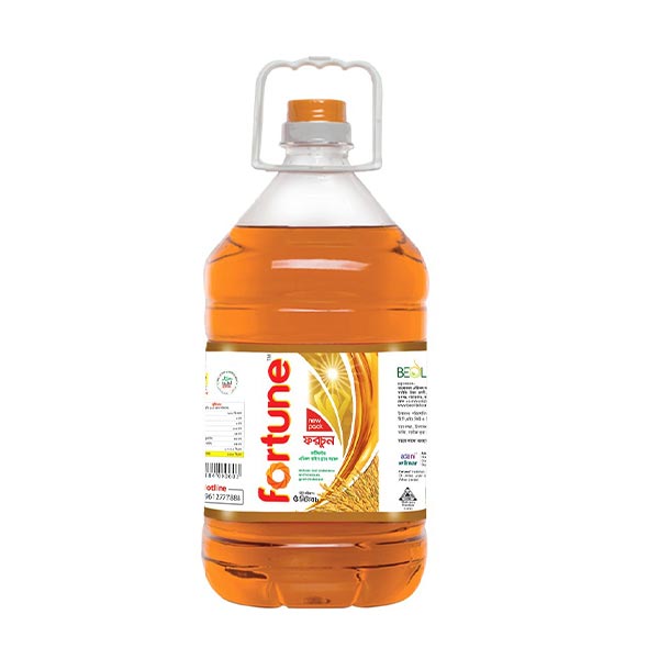 Fortune Fortified Rice Bran Oil, 5 Liter