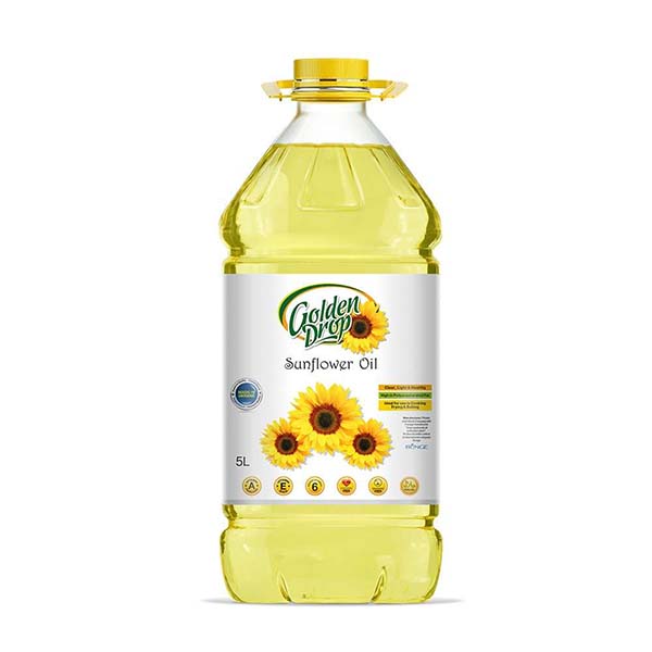 Golden Drop Sunflower Oil, 5 Liter