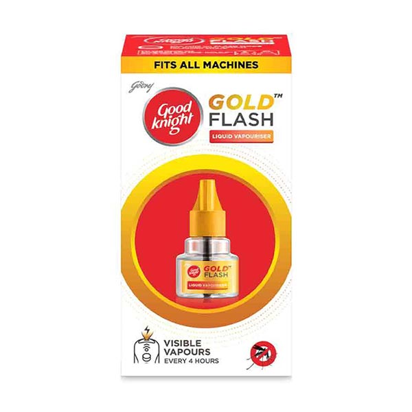 Godrej Good Knight Gold Flash Liquid Vapourizer Refill, 45ml
