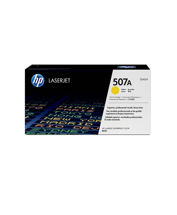 HP 507A Original LaserJet Toner (CE402A), Yellow