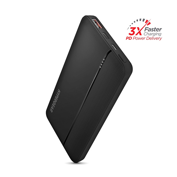 HyperGear 10,000mAh Fast Charge Power Bank with 20W USB C PD
