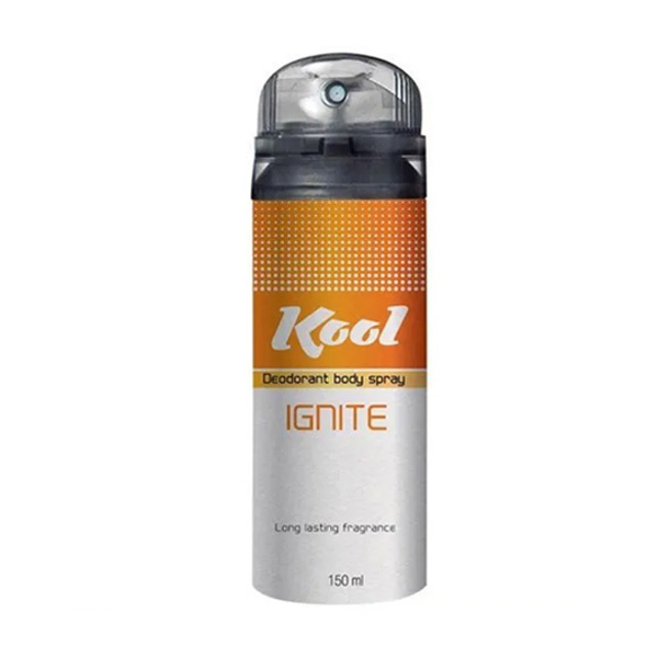 Kool Deodorant Body Spray (Ignite), 150ml