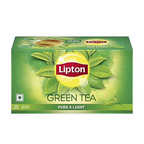 Lipton Pure and Light Green Tea Bags (Pack of 50 Pcs)
