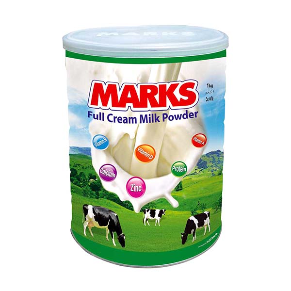 Marks Full Cream Milk Powder Tin, 1kg