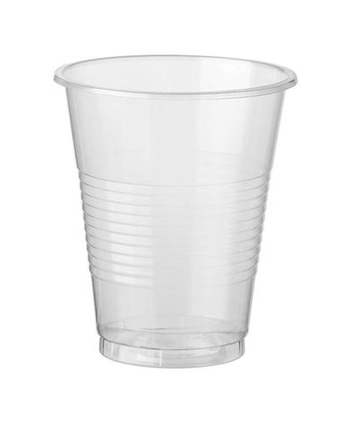 One Time Plastic Glass, 250 ml (Pack of 100)