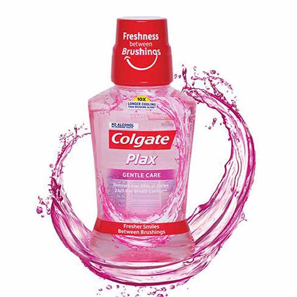 Colgate Plax Sensitive or Gentle Care Mouthwash, 250ml
