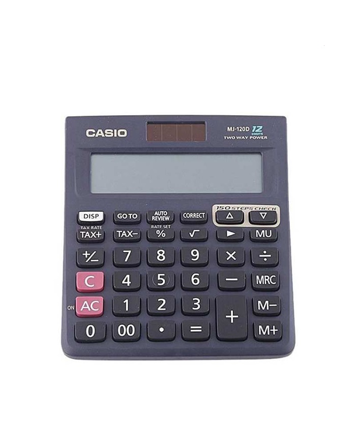 Casio Electronic Calculator, MJ-120D, Black