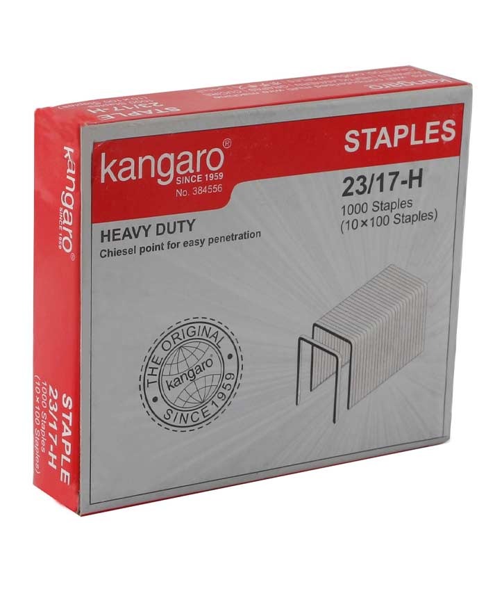 Kangaro Stapler Pin, 23/17, Red