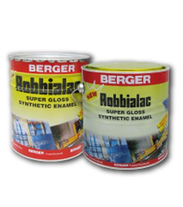 Berger Robbialac Super Gloss Synthetic Enamel Paint, 3.64 Liter, Golden ...