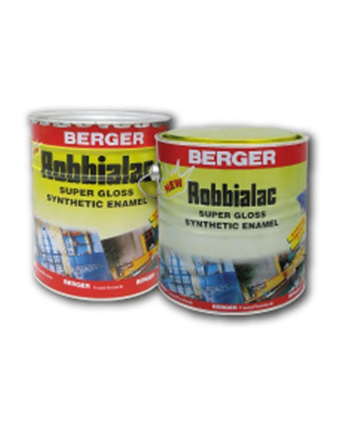 Berger Robbialac Super Gloss Synthetic Enamel Paint, 3.64 Liter, Bitter ...