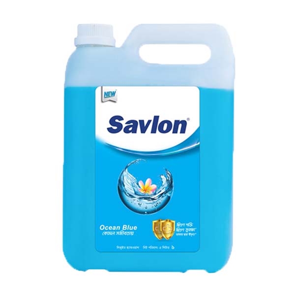 Savlon Hand Wash Ocean Blue, 5 Liter