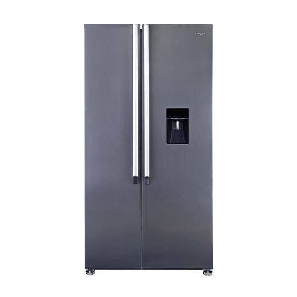 Singer Non Frost Double Door Inverter Refrigerator 529 Liter, Silver ...